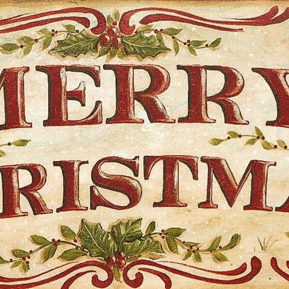 Demdaco | Wall Decor | Merry Christmas Block Art Wood Composite New ...